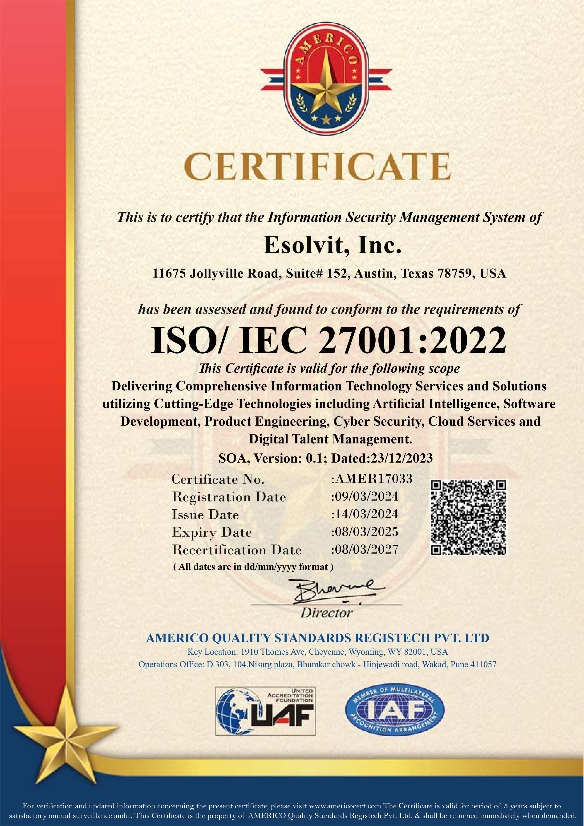 HUB Certificate from State of Texas CPA_2023_2027_ESOLVIT, INC.